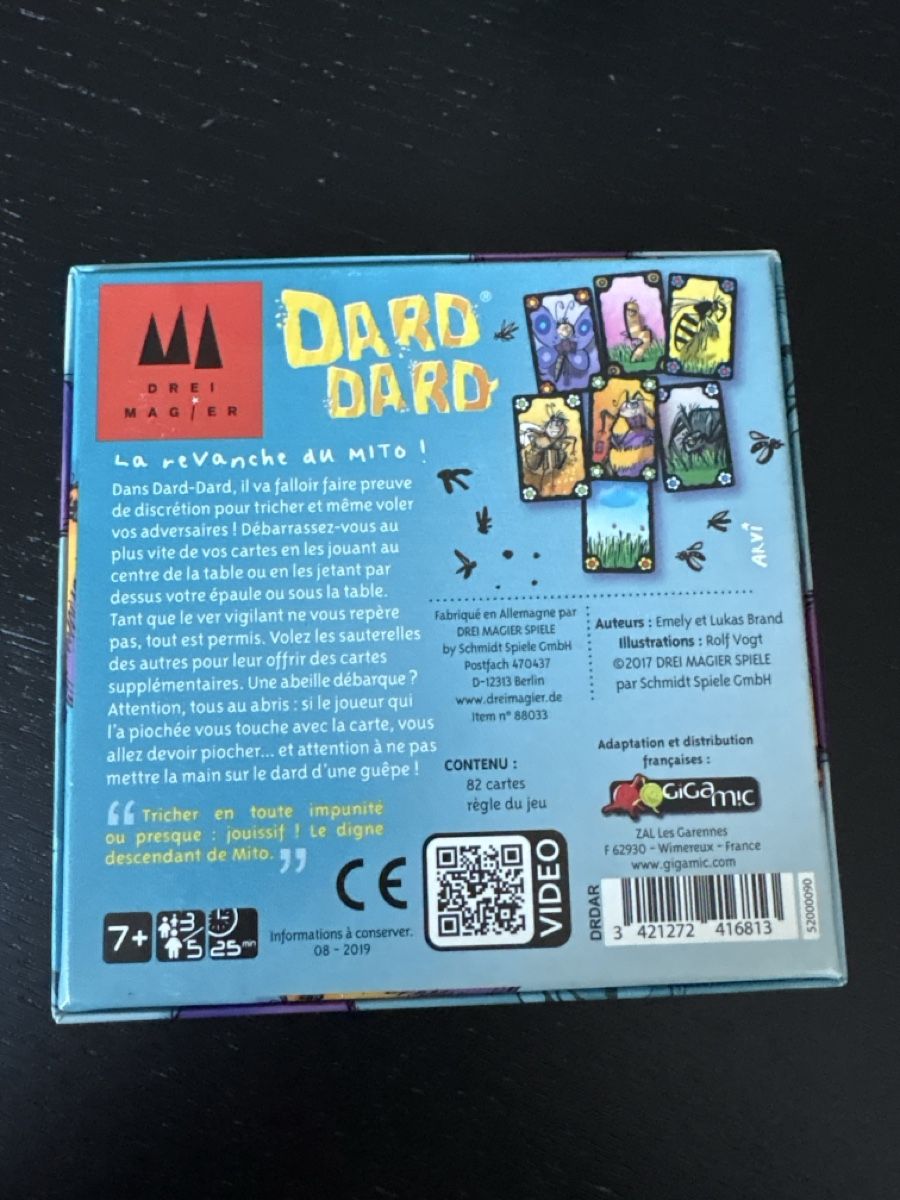Dard Dard - Le jeu de cartes amusant pour toute la famille! (Neuf (Voir ...