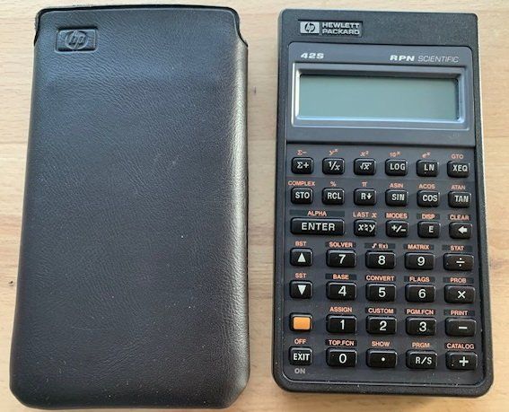 HP 42S RPN wissenschaftlicher Taschenrechner mit Etui | Kaufen auf Ricardo