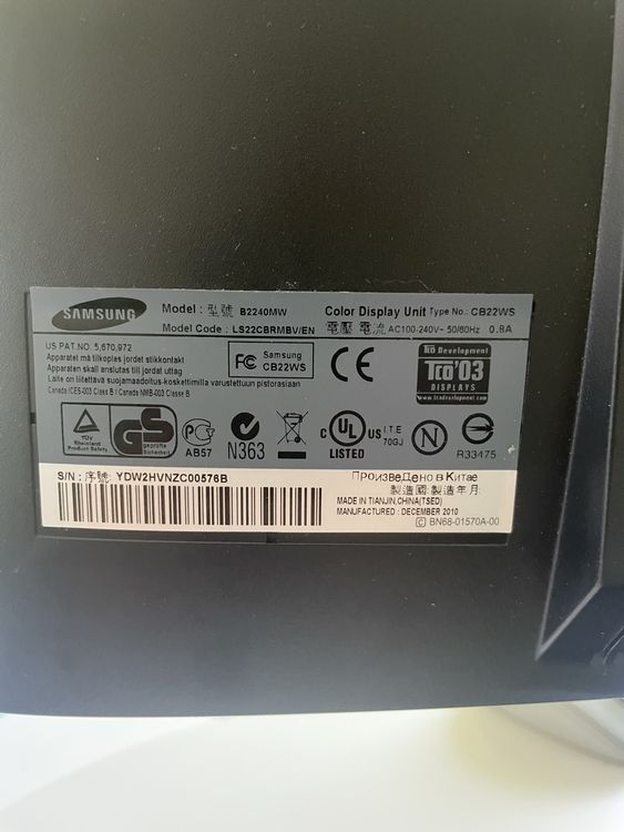 Monitor Samsung SyncMaster B2240 | Kaufen auf Ricardo
