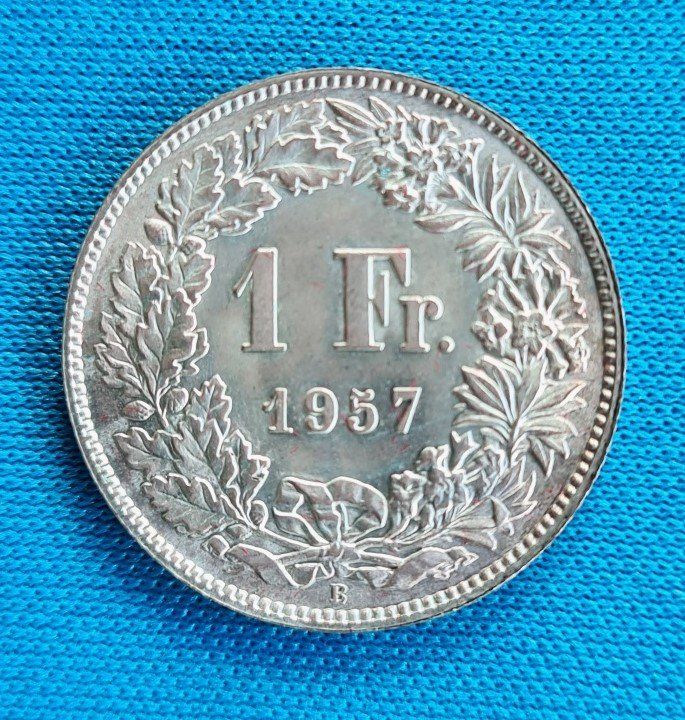 Münze Ein Franken 1957 | Kaufen auf Ricardo