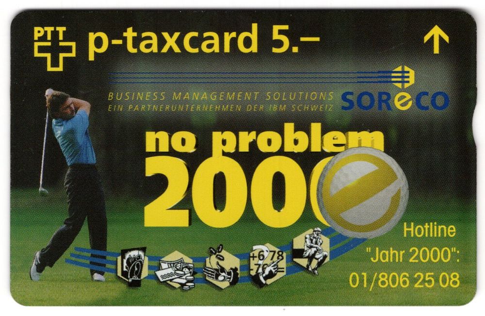 SORECO, no problem 2000 - seltene FullFace Firmen Taxcard | Kaufen auf Ricardo
