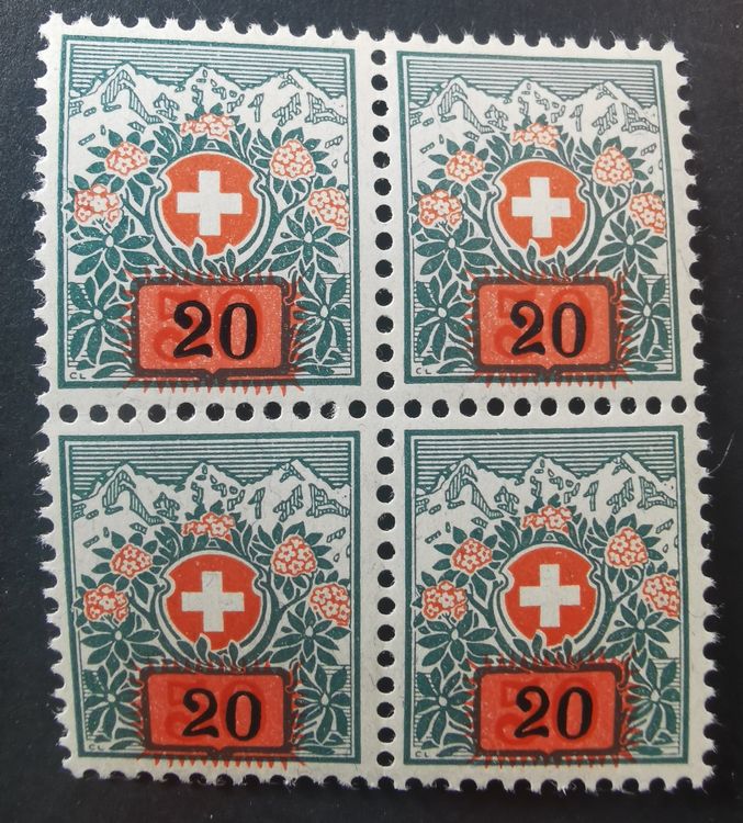 SR7 Bloc 4 Timbre Suisse Non Oblitere (Gebraucht) in Cousset für CHF 0.85 – mit Lieferung auf ...