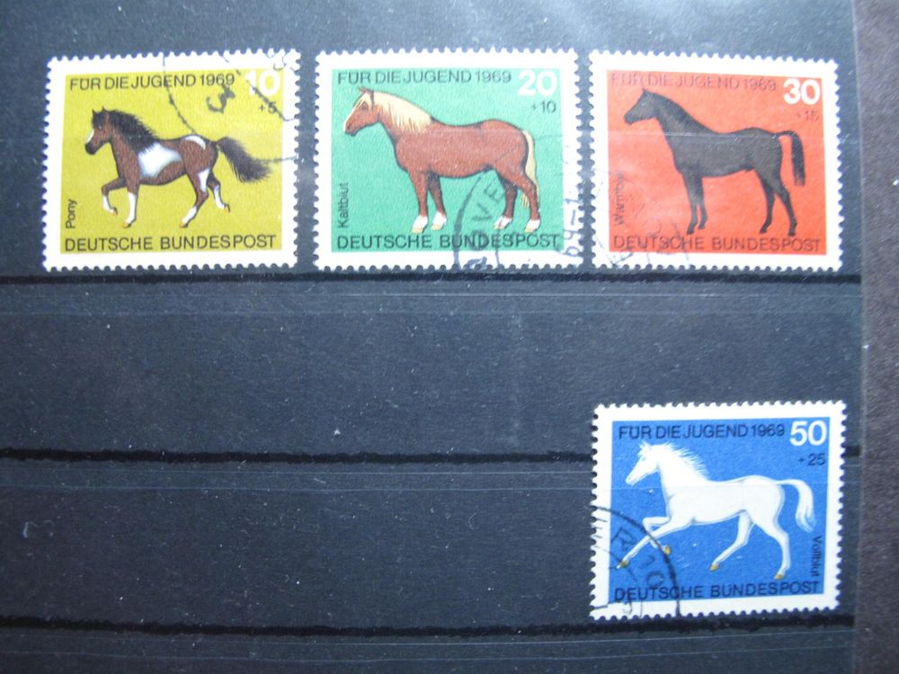 BRD 1969 Pferde gest. | Kaufen auf Ricardo