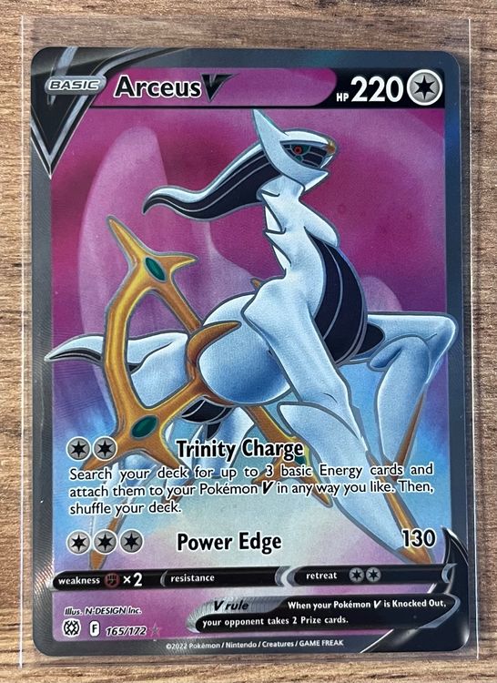 Arceus V FULL ART 165/172 Pokemon Trainer Brilliant Stars | Kaufen auf Ricardo