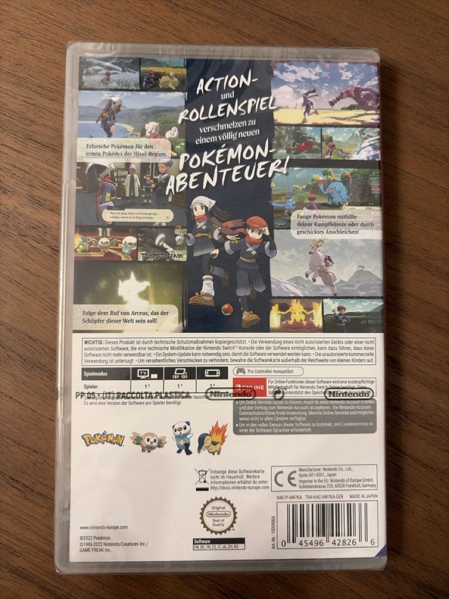 Pokemon Legenden: Arceus - Nintendo Switch - OVP!! (Neu und ...