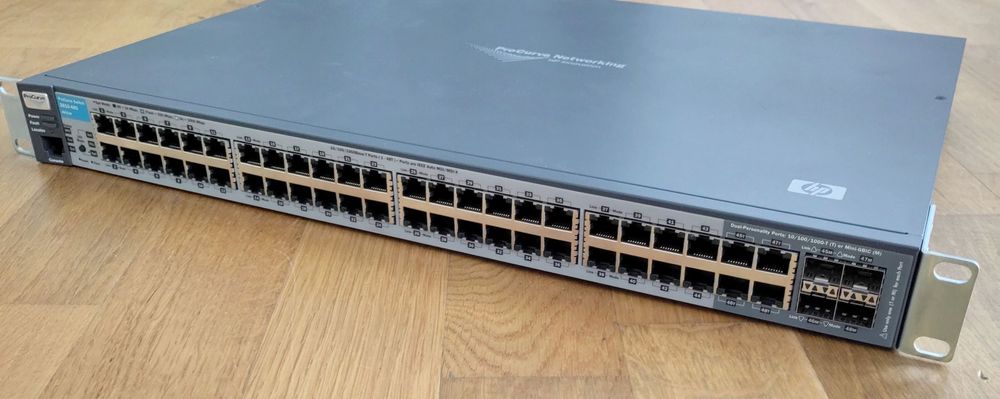 Gigabit Switch HP ProCurve 2810-48g (J9022A) mit 48 Ports (Gebraucht ...