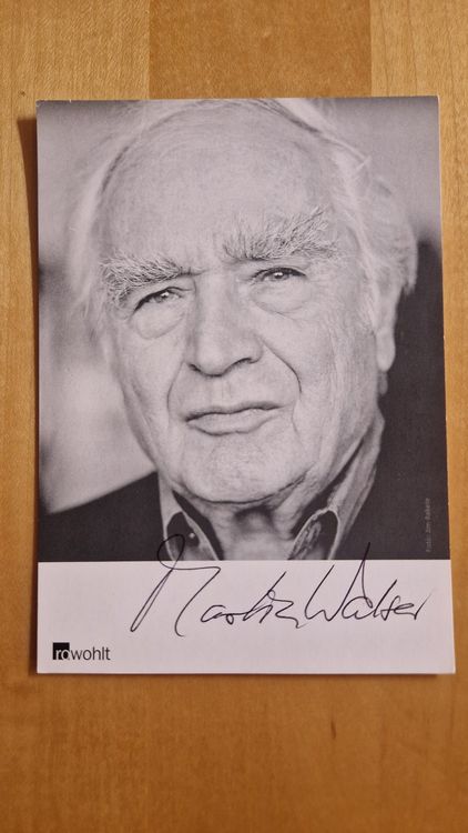 Martin Walser, Original Autogramm auf Karte in s/w (Gebraucht) in ...