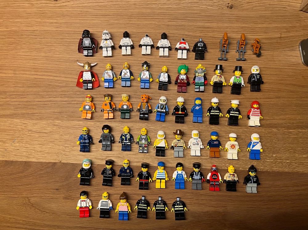 56 Lego Minifiguren alt, Star Wars, Wikinger, Adventures uvm | Kaufen ...