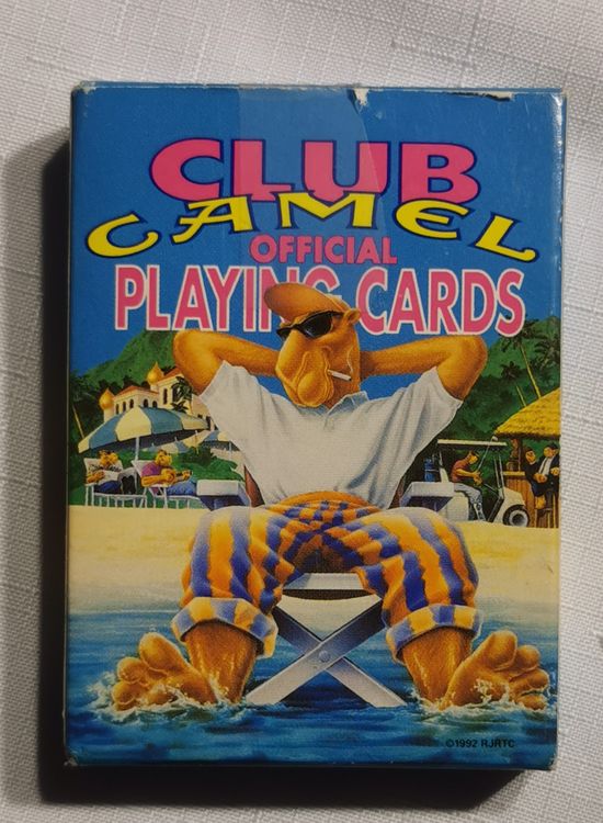 CLUB CAMEL OFFICIAL PLAYING CARDS von 1992 made in USA | Kaufen auf Ricardo