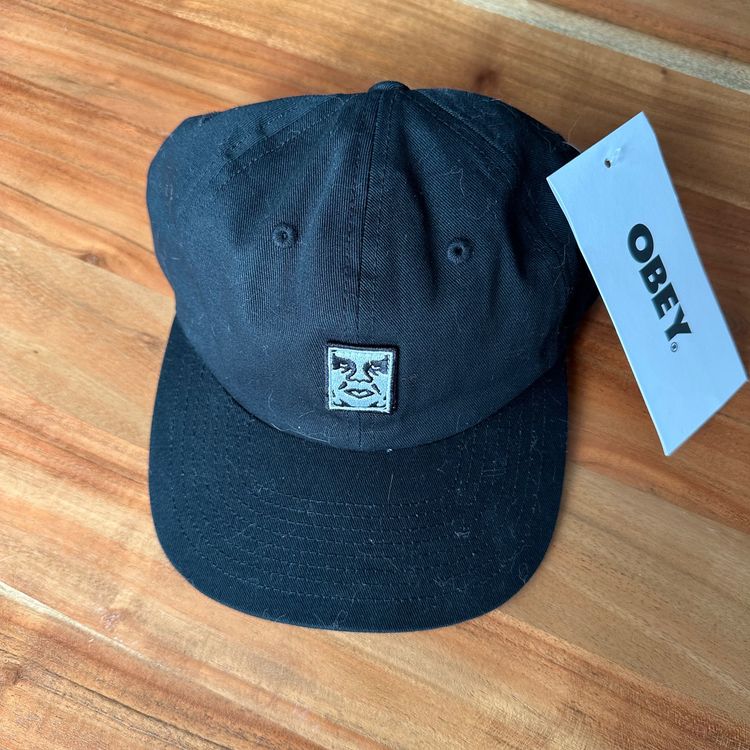 Obey Icon Patch Panel Strapback Cap, schwarz (NEU) (Neu und ...
