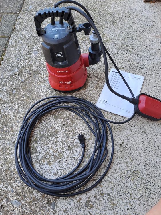 Einhell Tauchpumpe Schwimmer Einstellen