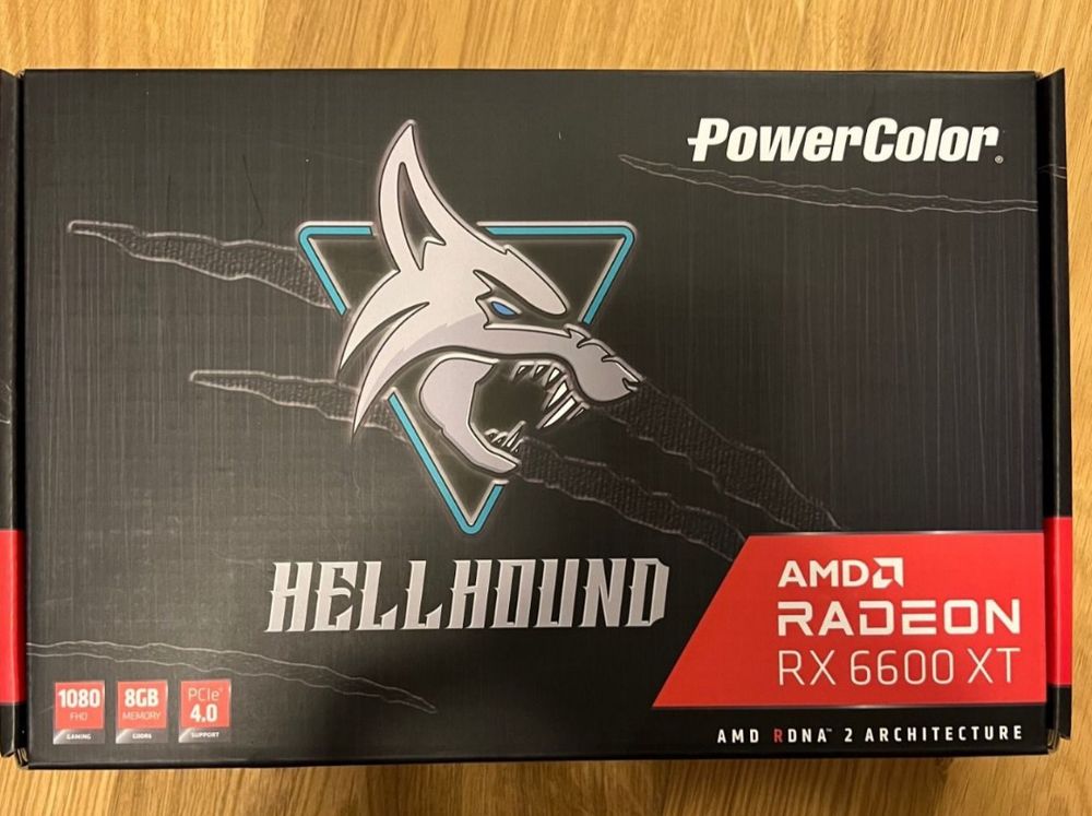 PowerColor AMD Radeon RX 6600 XT Hellhound, Top Zustand (Gebraucht) in ...
