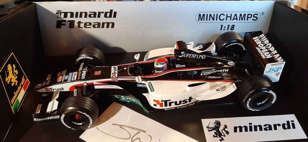 Minardi PS03 F1 mit Autogramm von Justin Wilson 1:18 | Kaufen auf Ricardo