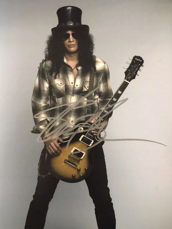 Very Rare !! Guns N' Roses Slash Autograph + COA | Kaufen auf Ricardo