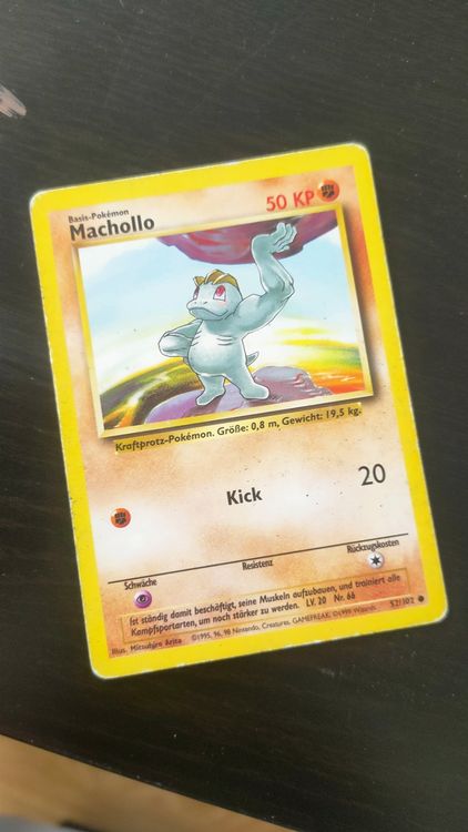Machollo - Pokemon - Basis | Kaufen auf Ricardo