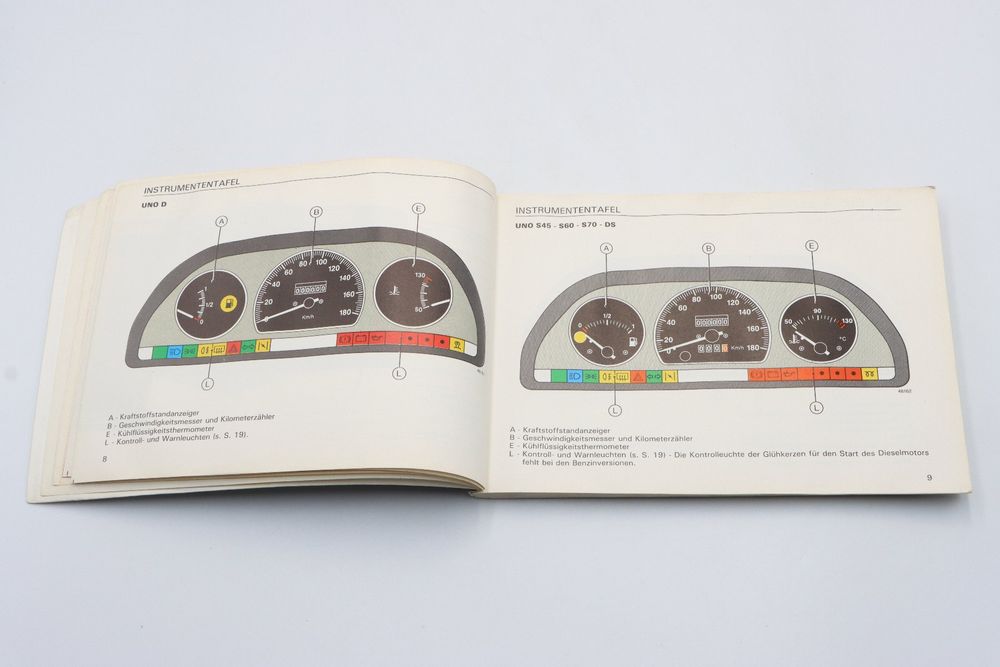 Fiat Uno 1990 Betriebsanleitung (Gebraucht) in Bühl b.Aarberg für CHF ...