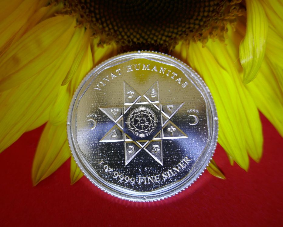 1 oz Silber 9999 " VIVAT HUMANITAS" Tokelau 2022 NEU (Neuf avec ...