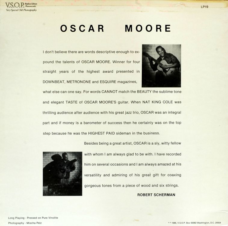 Jazz-LP: Oscar Moore (Skylark Hi-Fi) (Tampa) (Gebraucht) in Hochfelden ...
