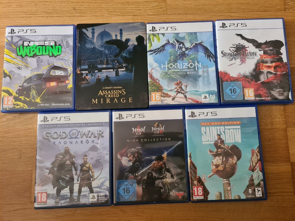 8 PS5 Games Bundle (Gebraucht) in Amriswil für CHF 85 – mit Lieferung ...