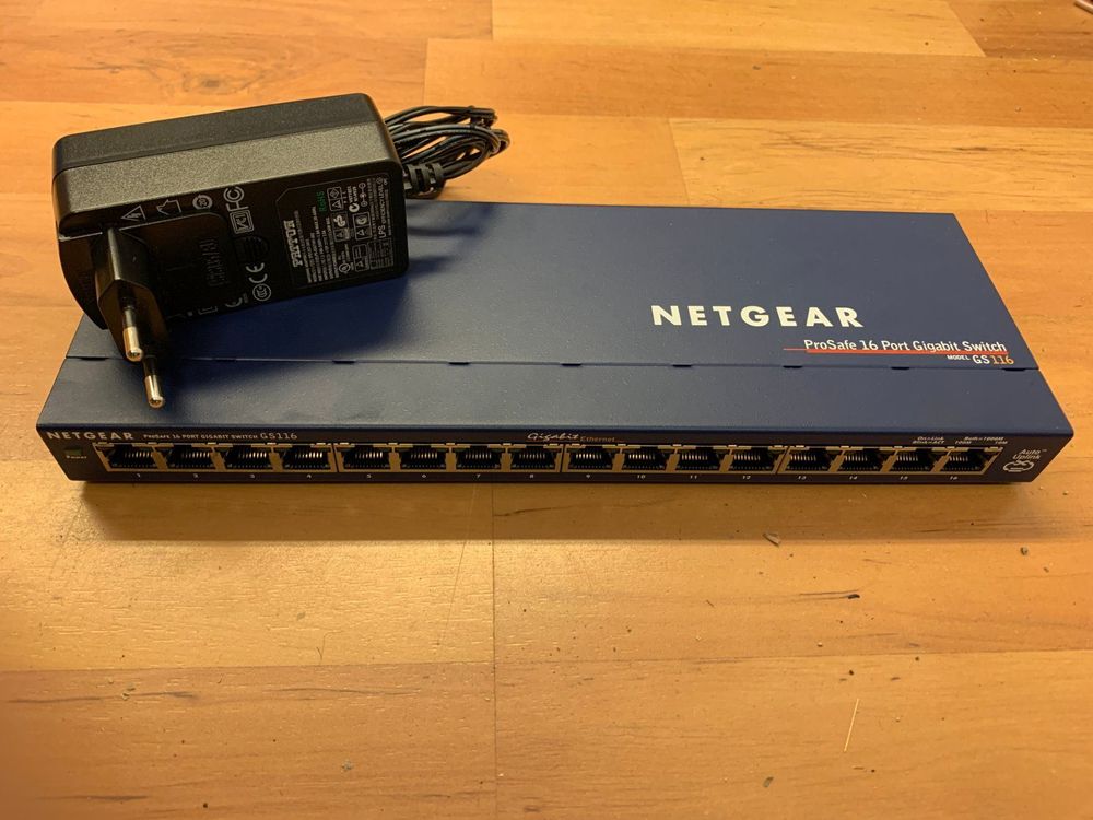 Netgear ProSafe 16 port Gigabit Switch | Kaufen auf Ricardo