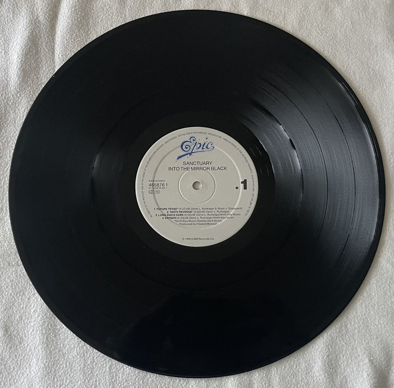 Sanctuary – Into The Mirror Black - LP - 1990 - First Press (Gebraucht ...
