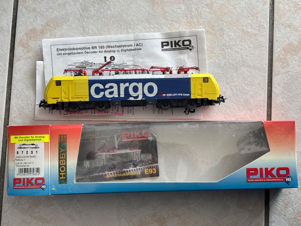 Piko 57231 Elok Re 482 Digital SBB fur Bastler Fahrt 1.- (Defekt) in ...