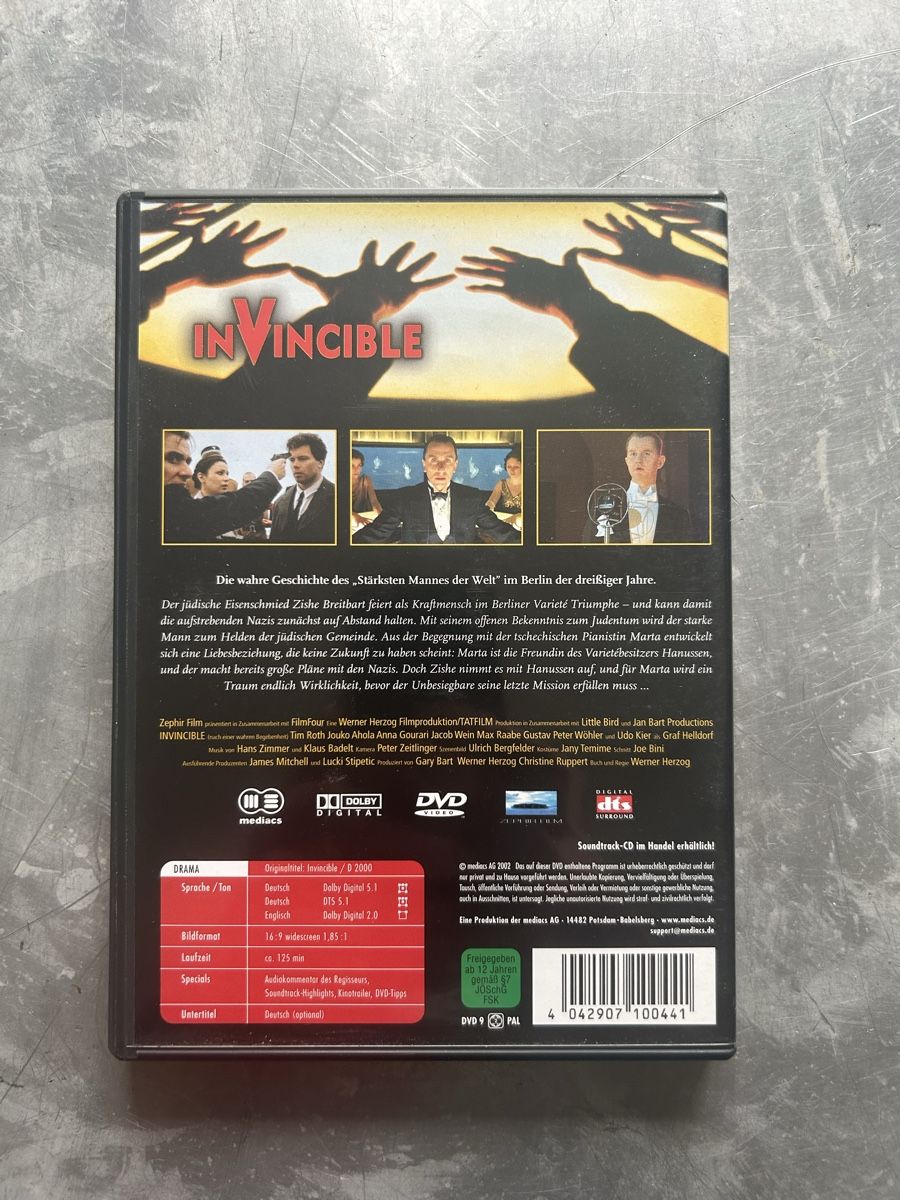 InVincible - Unbesiegbar - DVD - Werner Herzog, Drama [ (Gebraucht) in ...