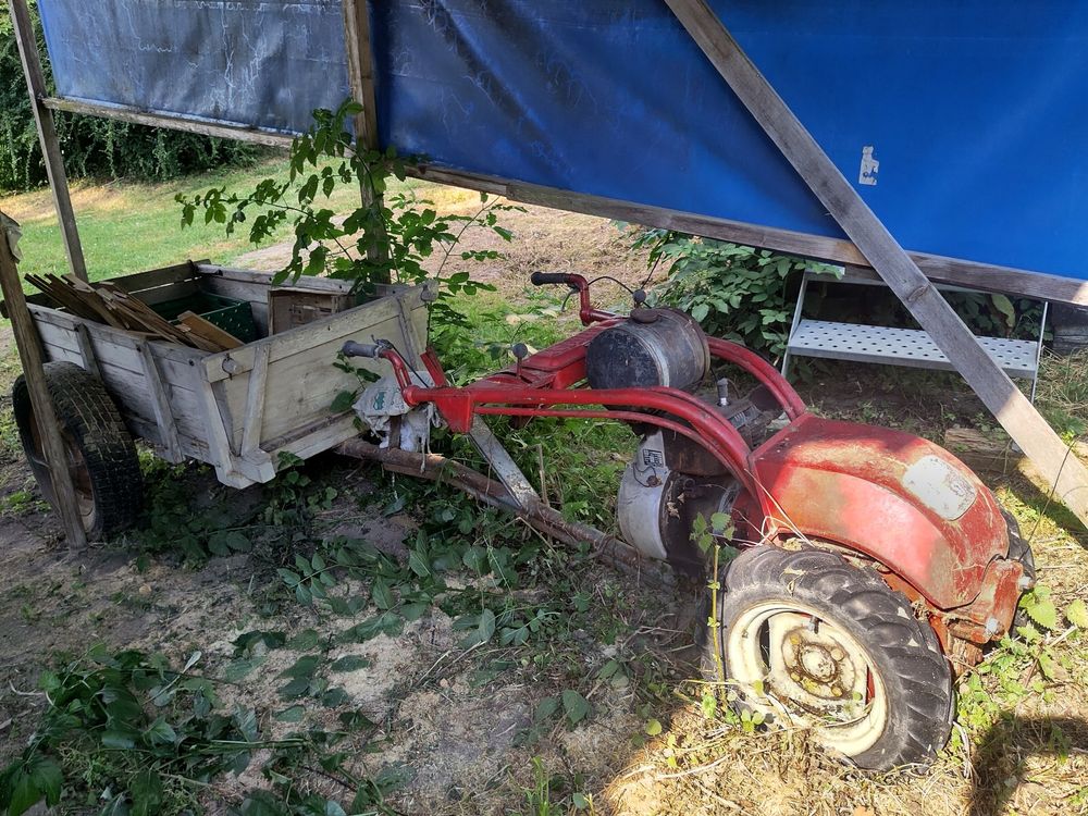 Aebi AM 57 Motormäher mit Anhänger (Gebraucht) in Rechthalten für CHF 213 – nur Abholung auf ...