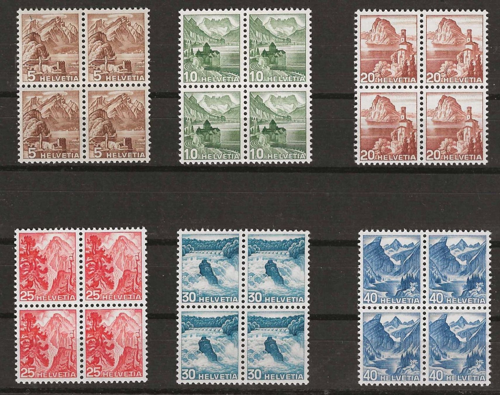 1948 : Serie Nr. 285 - 290 im VB ** KP 240.-- (Gebraucht) in Gümligen für CHF 5 – mit Lieferung ...