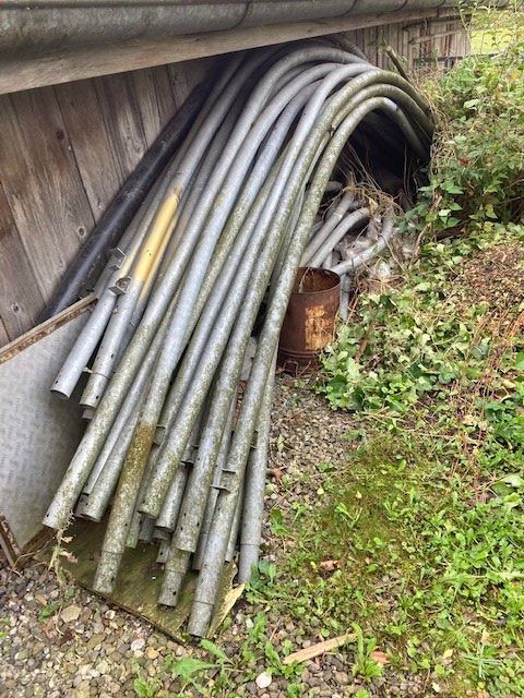 Unterstand Metallrohre 60mm 30 Stk Füsse Bogen 4.70m 1.70m | Kaufen auf ...