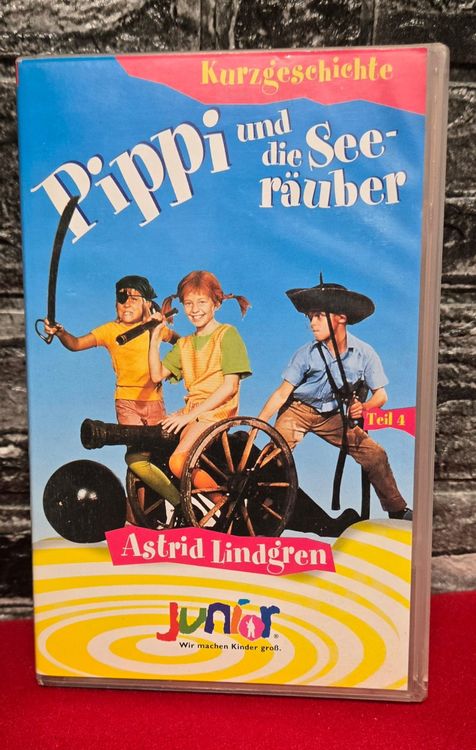 Pippi Langstrum und die Seeräuber VHS Teil 4 Astrid Lindgren | Kaufen ...