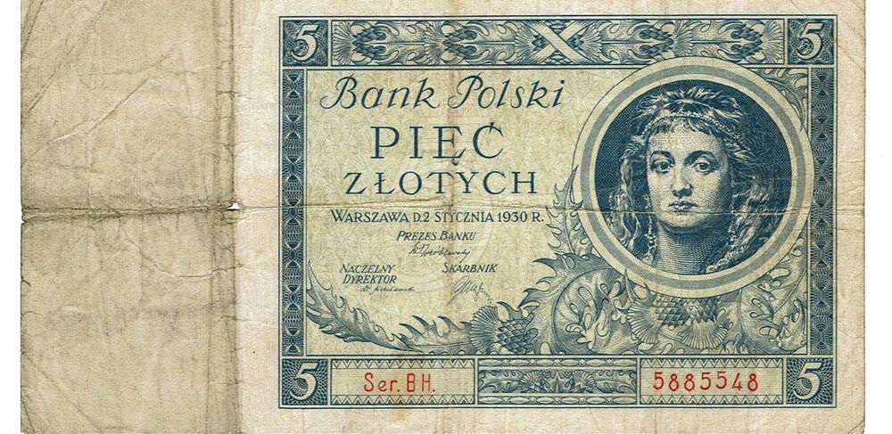 Polen 5 Zlotych 1930 P-72 SS+ Serie BB | Kaufen auf Ricardo