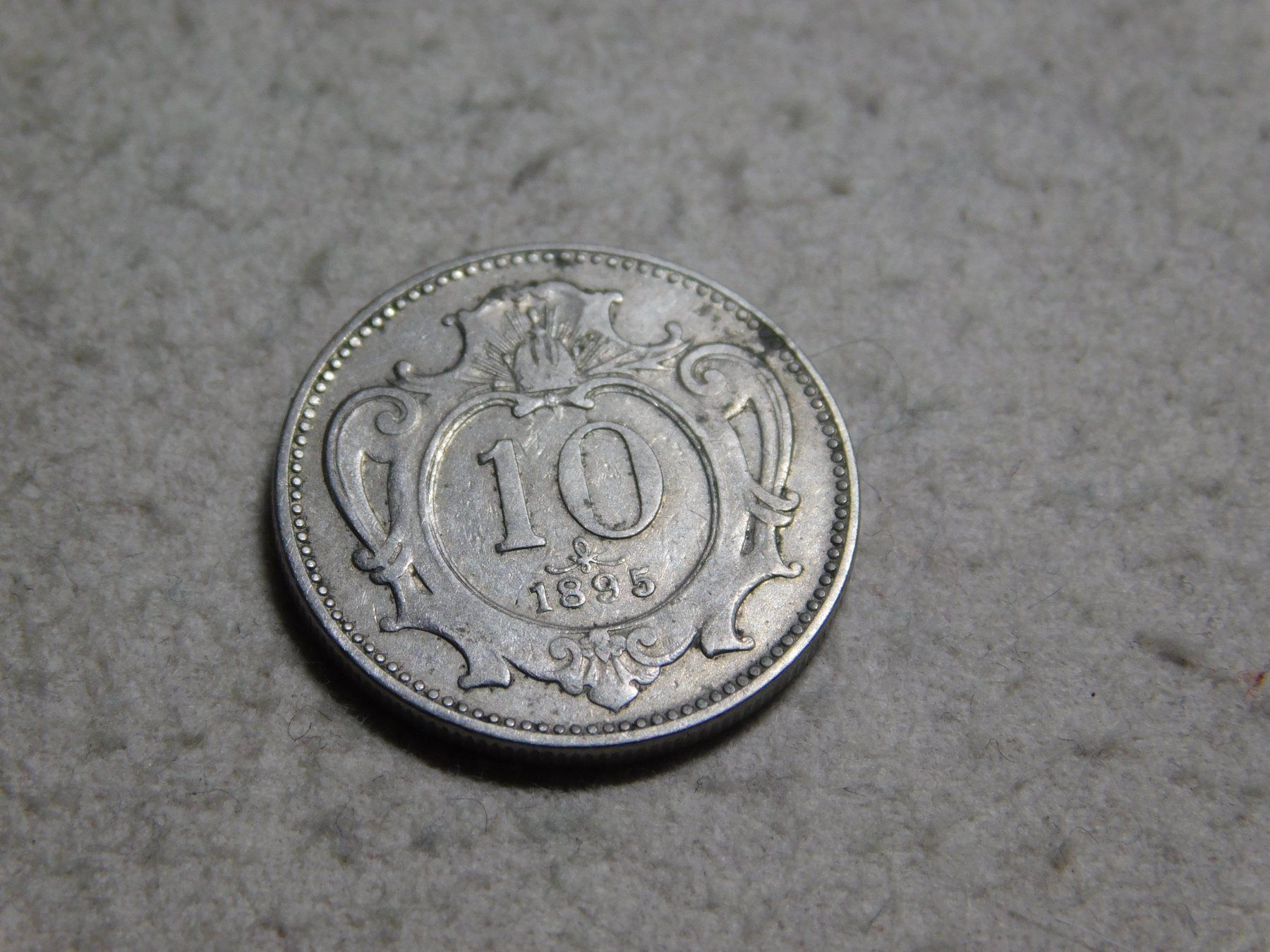 10 Heller 1895 - Franz Joseph I - Österreich. Kaiserreich (Gebraucht ...