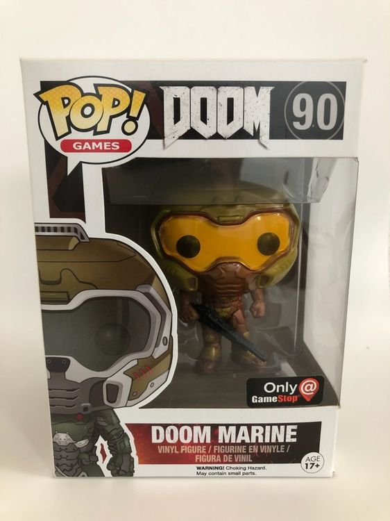 Funko POP! Games Doom - Doom Marine (Gold) Edit. Limitée | Kaufen auf ...