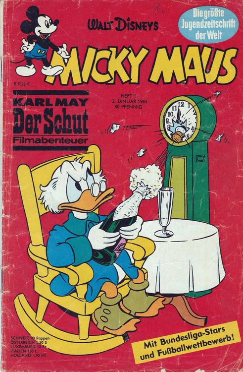 Micky Maus Heft 1, 1965, Top Rarität (Gebraucht) in Neuenhof für CHF 5 ...