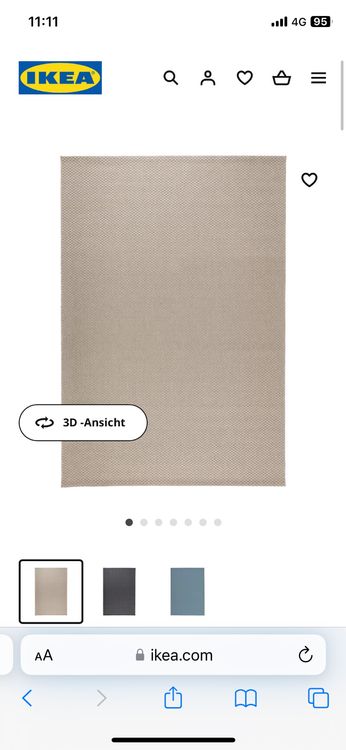 MORUM IKEA Teppich beige | Kaufen auf Ricardo