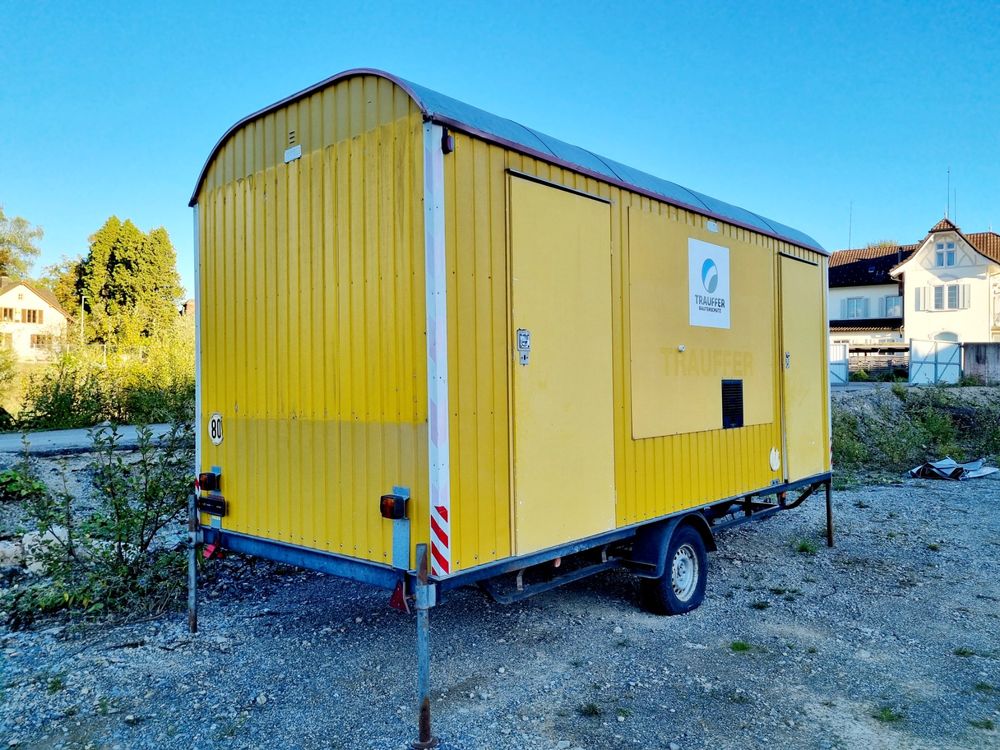 Bauwagen Platal PWE 50 A mit Gasheizung und Strom | Kaufen auf Ricardo