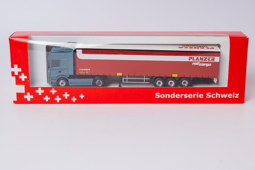Planzer Rail Cargo LKW Scania 1/87 Neu OVP (Neu und originalverpackt ...