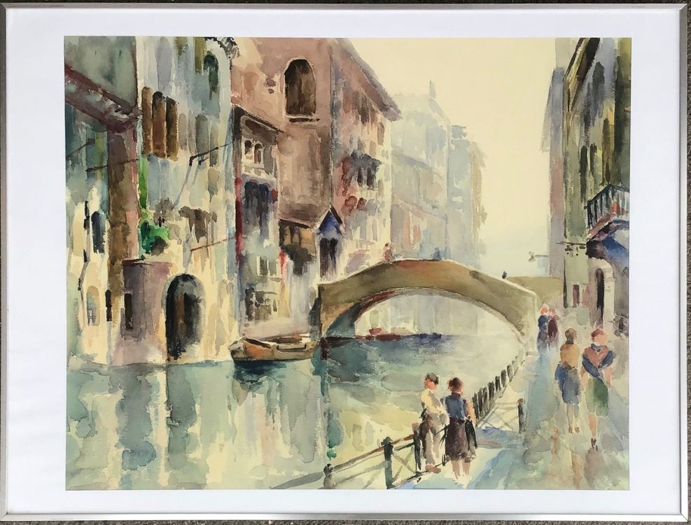 Aquarelle Landschafts „Venedig „ (Gebraucht) in Hochdorf für CHF 15 – mit Lieferung auf Ricardo ...