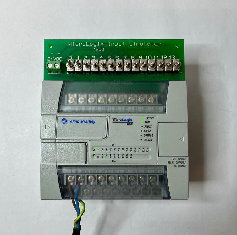 Allen-Bradley MicroLogix 1200 SPS + Input Simulator (Gebraucht) in ...