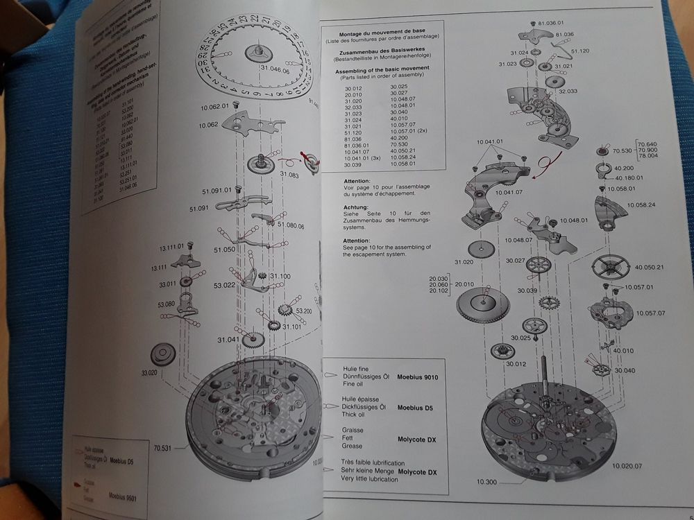 Omega Cal. 2500 Technische Anleitung (Gebraucht) in Biel/Bienne für CHF 16 – mit Lieferung auf ...