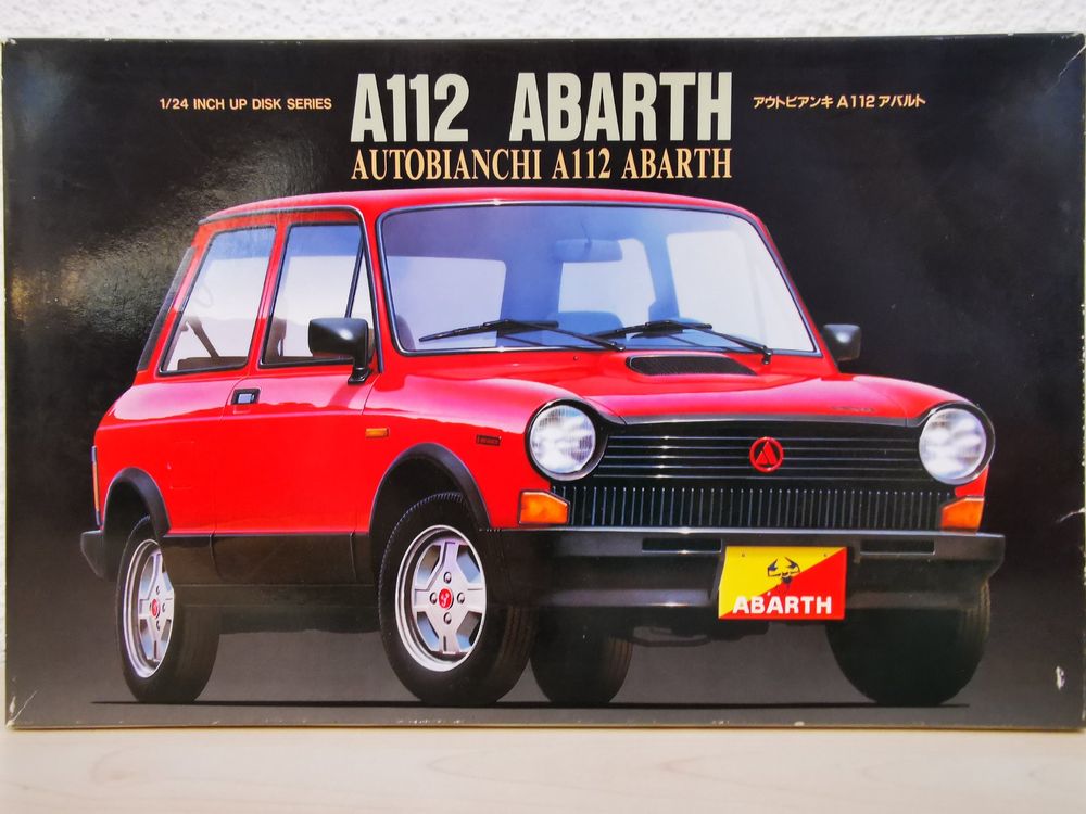 Fujimi 1/24 Autobianchi A112 Abarth, Plastikbausatz komplett (Neu und originalverpackt) in ...