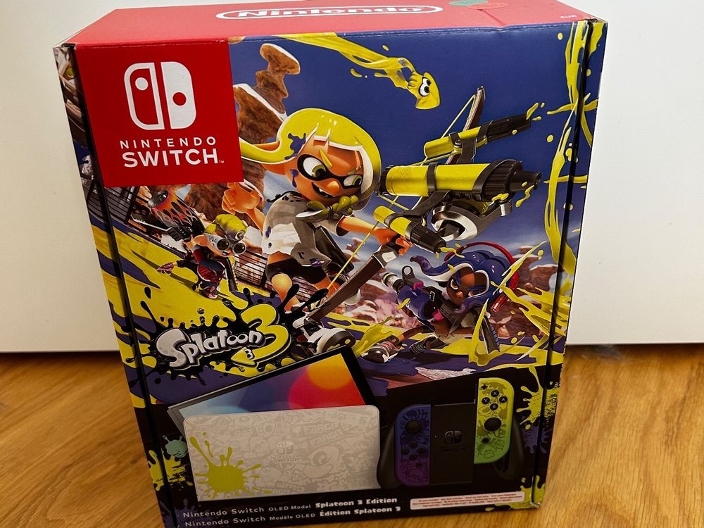 Nintendo Switch OLED Splatoon neu unbenutzt | Kaufen auf Ricardo