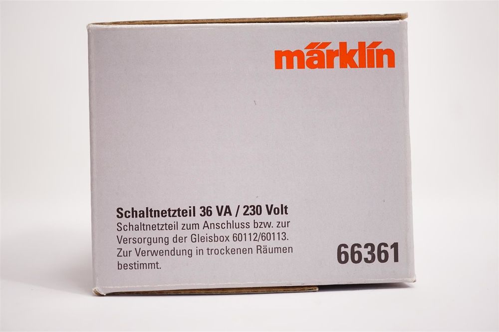4å Märklin 66361 Schaltnetztl 36VA 230V (Gebraucht) in Thun für CHF 29 ...