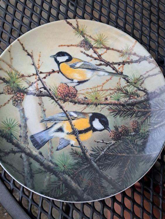 Sammel Teller Künstlerteller Karl-Hans Boese Kohlmeise (Gebraucht) in ...