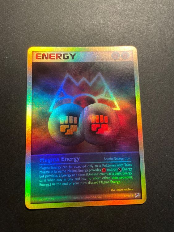 Magma Energy Holo 87/95 EX Team Magma vs Team Aqua | Kaufen auf Ricardo