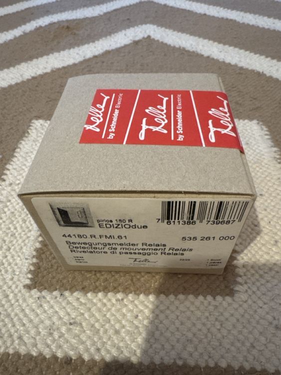 Feller Pirios 180 R Bewegungsmelder Relais EDIZIO Due, Neu! (Neu und ...