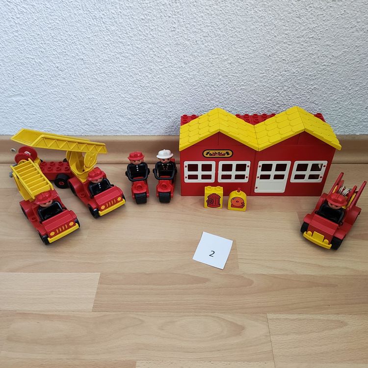 LEGO Duplo aus den 80/90er Jahren - div. Feuerwehr - SET 2 (Gebraucht ...