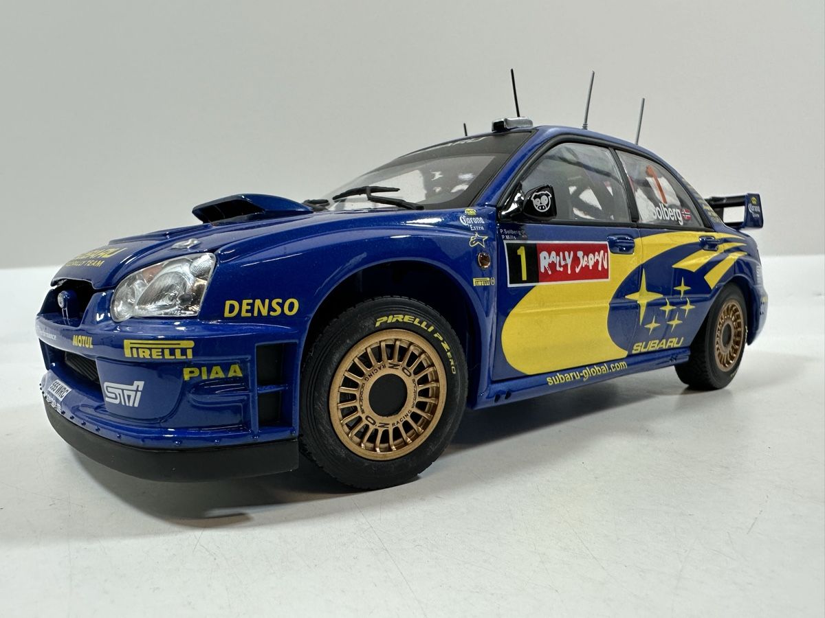 Subaru Impreza WRC 1:18 Rally Japan, Solberg/Mills, SUN STAR (Neu ...