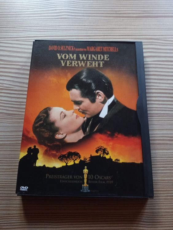 Vom Winde Verweht DVD 2000 Snapper Case Drama Liebe Romantik (Gebraucht ...